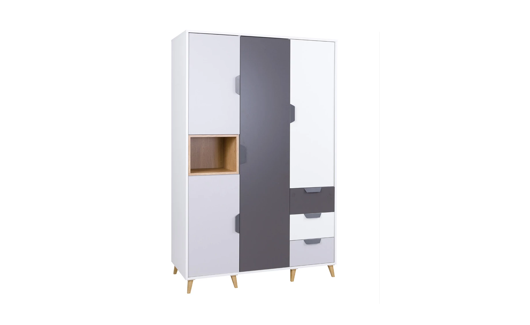 Joker ormar 4 vrata+3 fioke 120x55x190 cm