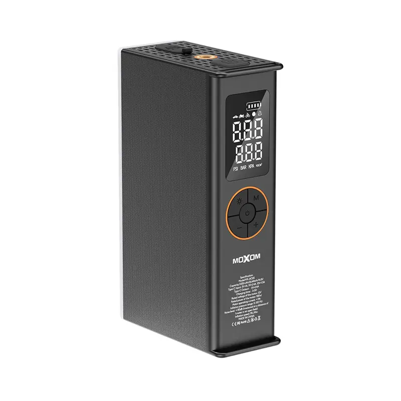 MOXOM MX-AC05 Multifunkcionalna Pumpa I Strarter Sa Power Bankom Crni