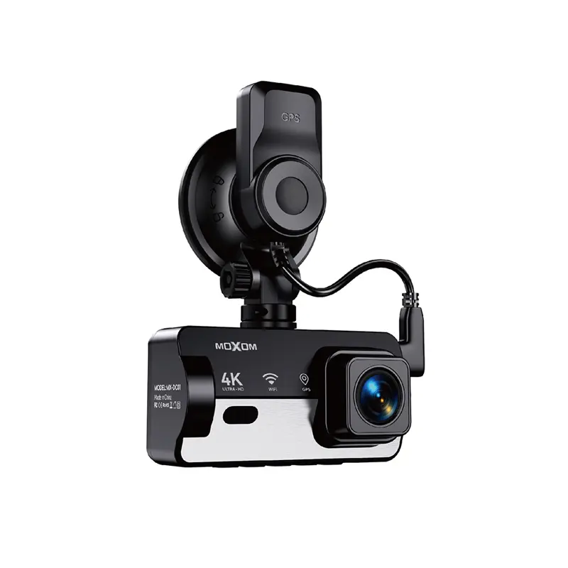 Auto Kamera MOXOM MX-DC01 Dual 4K/720p Wifi Crna