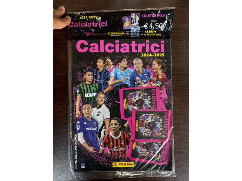 Panini Calciatrici 24-25 … starter pack … NOVO !!!!