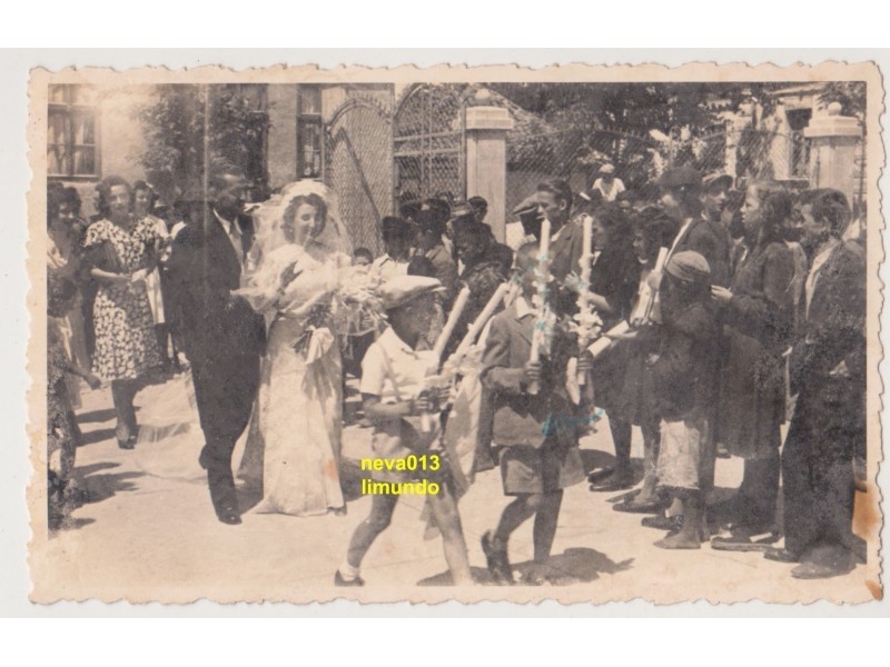 Stara FOTOGRAFIJA - foto Nicic Leskovac,svatovi