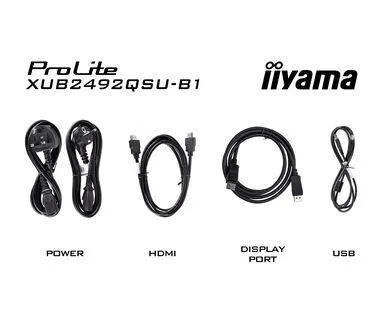IIYAMA 23.8" XUB2492QSU-B1 2560x1440 100Hz, 0.5ms, USB Hub