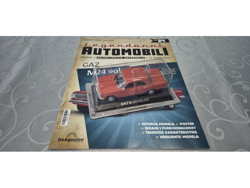 Legendarni Automobili Br.24 Gaz M24 Volga 1:43