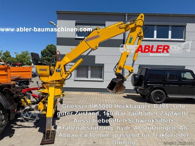 Bager
Griesser HK5000 Heckbagger Zapfwelle