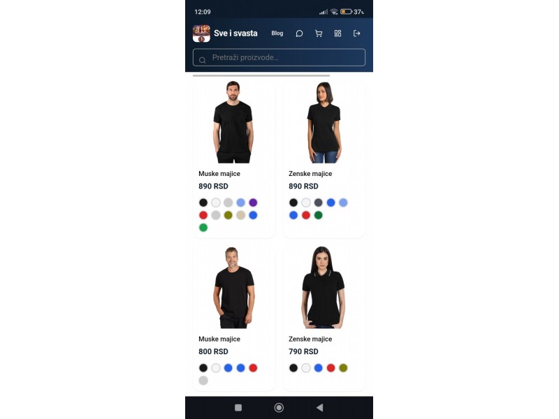 Majice,dukserice,solje,cegeri
