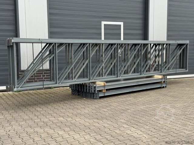 High-bai skladište paleta regali sistem
SLP / Regallänge: 15,48 lfm. / Regalständer: 6.870 x 1.100 mm