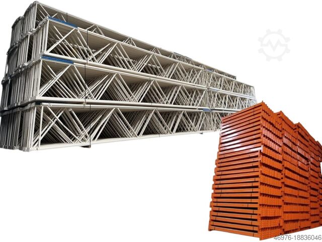 High-bai skladište paleta regali sistem
Nedcon NS / Regallänge: 10.100 mm St.: 9.000x1.100 mm / Tr. 1.900 mm