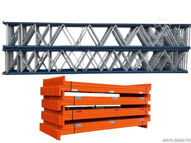 High-bai skladište paleta regali sistem
Polypal Stockpal / Regallänge: 25,15 lfm St.:8.000x1.100mm / Tr.: 2.700mm