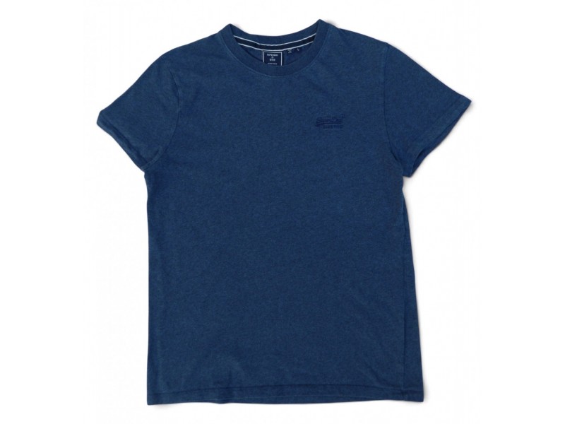 Superdry majica plava organski pamuk vel L