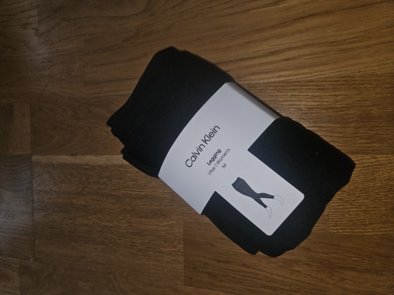 CALVIN KLEIN crne helanke-carape NOVO