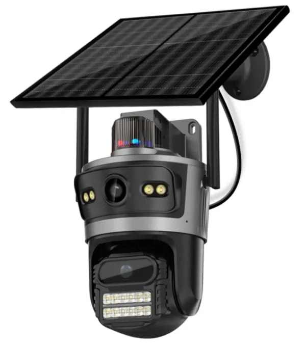 GEMBIRD CAM-IP4MP-TQ11-AOV-WiFi GMB kamera 4MP(2mp+2mp) H.26ai Solar Camera, 3.8 Inch, ICSEE App, 3.6mm,IP66