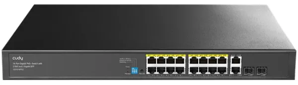 Cudy GS1018PS2 V3.0 Switch Gigabit RJ45 portovi:18 PoE portovi: 16 30W