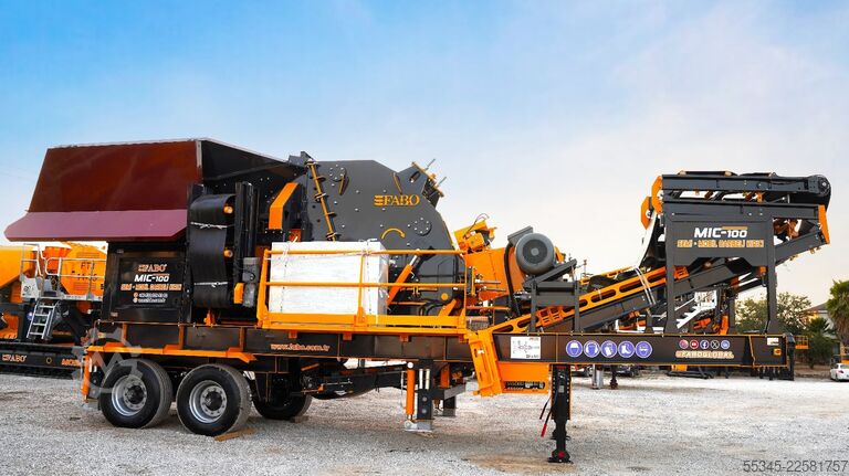 Jedinica za drobljenje
FABO Mobile Impact Crusher Mobile Impact Crusher MIC-100