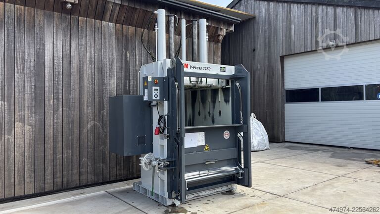 Balirka, presa za otpad, presa za tekstilni otpad
hsm V-Press 1160 Plus