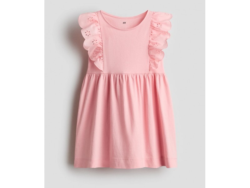 H&M, roze haljina za devojčice, vel 8-10, sa etiketom
