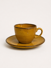 Porcelanske Šolje Espresso Mustard Porline/6