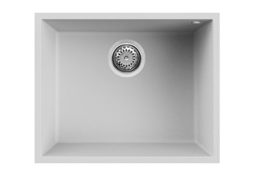 ELLECI QUADRA 105 540x440mm, GRANITEK BIANCO G68, podgradna