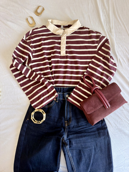 Prugasta Polo Majica H&M