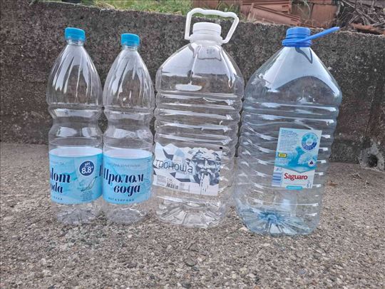 Prodajem plastične flaše od 1,5 l i boce od 6 l