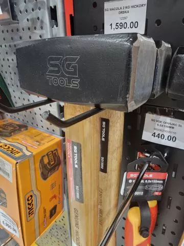 MACOLA 2KG HICKORY DRŠKA SG TOOLS
