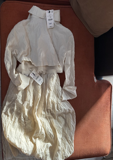 Zara set - komplet suknja i kosulja
