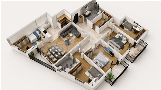 Altina (ulaz) 145m2 - 4BD - 1/1