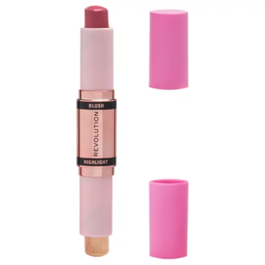 MAKEUP REVOLUTION
Rumenilo i hajlajter u stiku - Mauve Glow