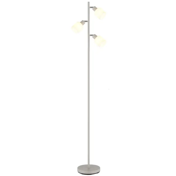 Globo Trent 54114-3S | Podna lampa | siva | 3xE14