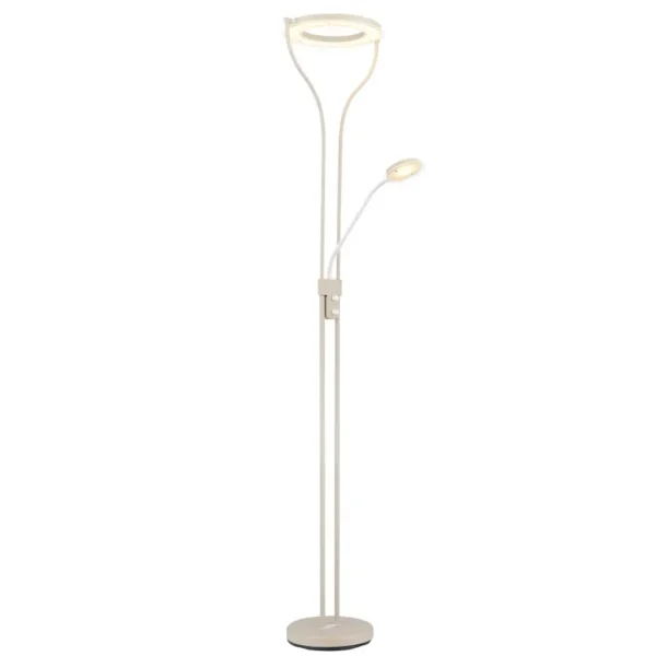 Globo Ebro 59038SAD | Podna lampa | siva | LED