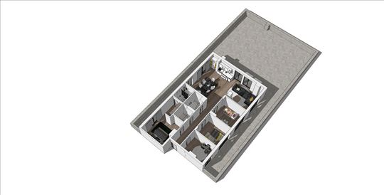 Centar Stare Pazove 119,45m2 + terasa 80m2