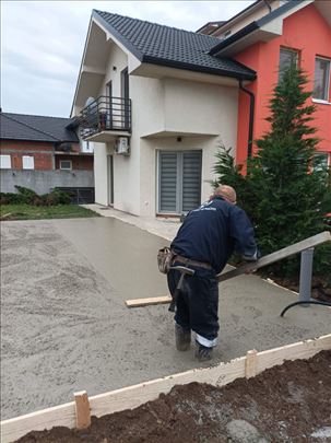 Radimo sve vrste betoniranja