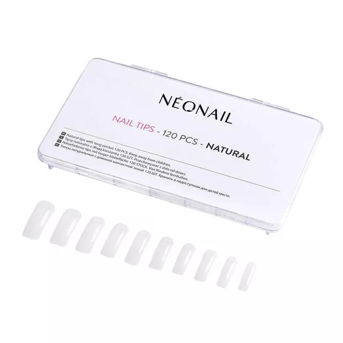 Nail tipse 120 kom. NATURAL
