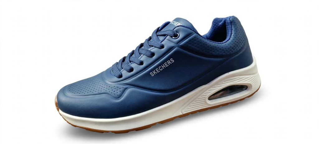 Skechers muške patike – tamnoplave - Model sa pertlama i