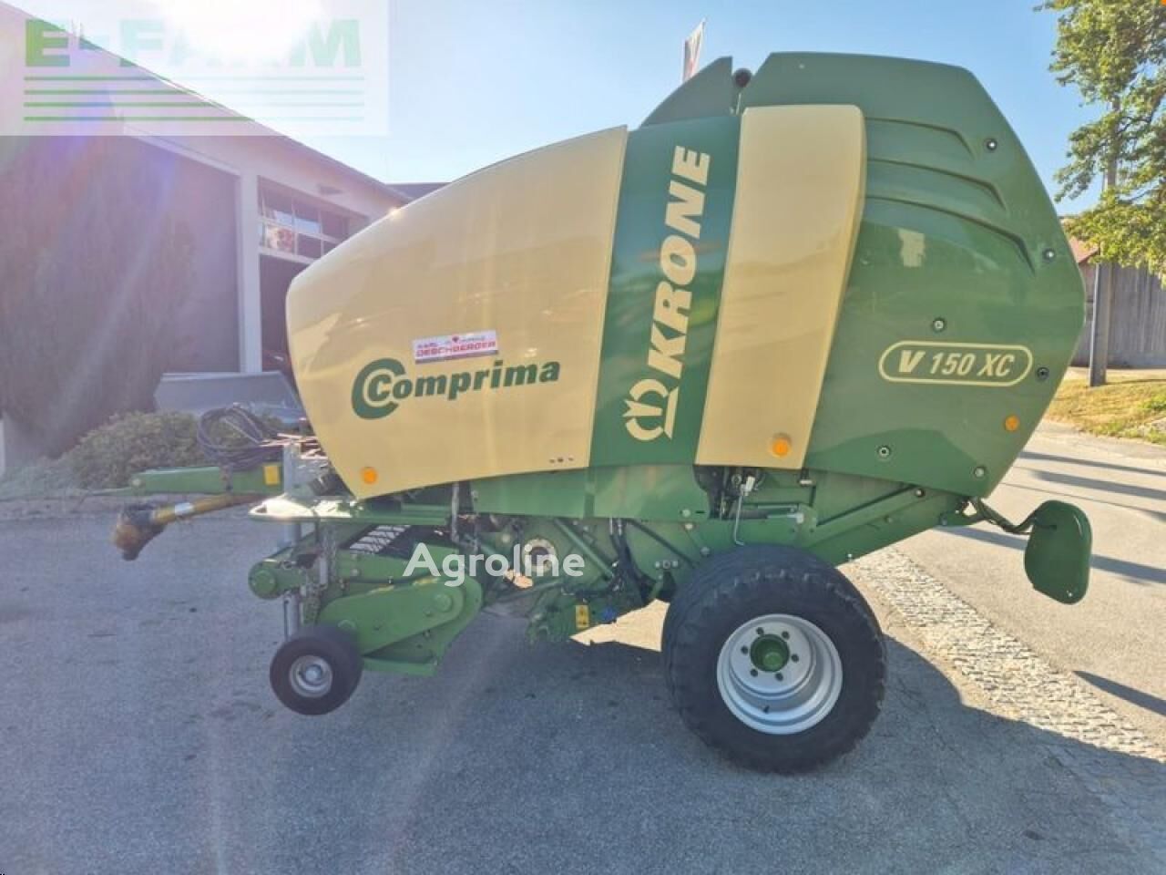Krone comprima v150 rundballenpresse balirka za okrugle bale