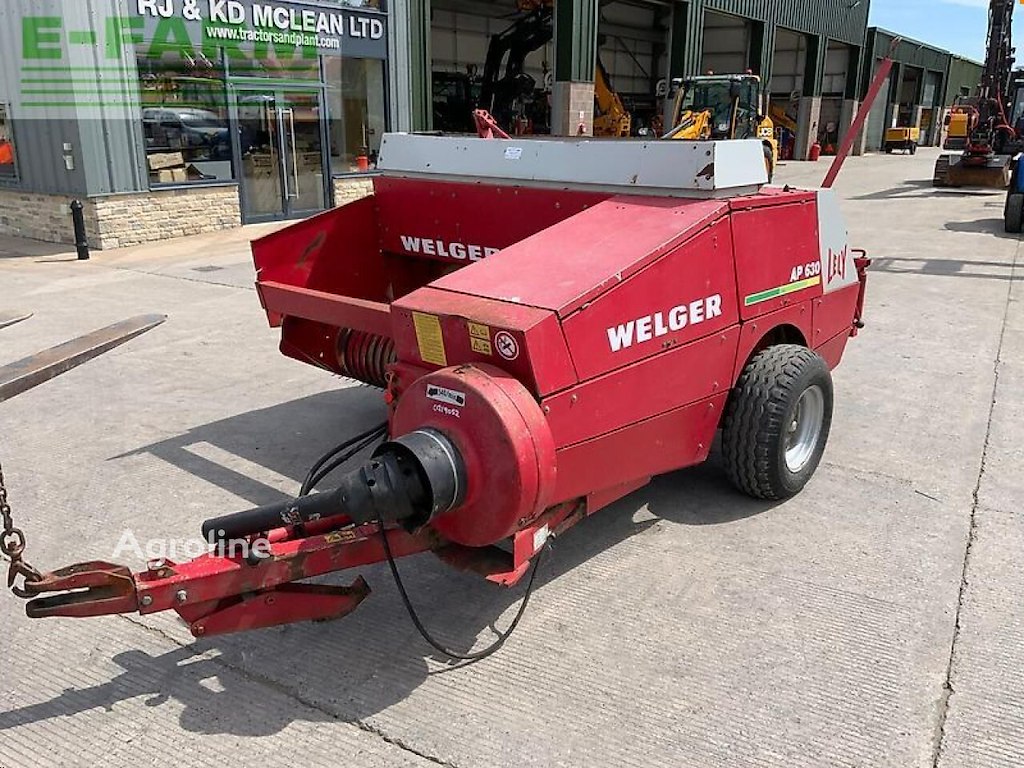 Welger /lely ap630 conventional baler (st26983) balirka za četvrtaste bale