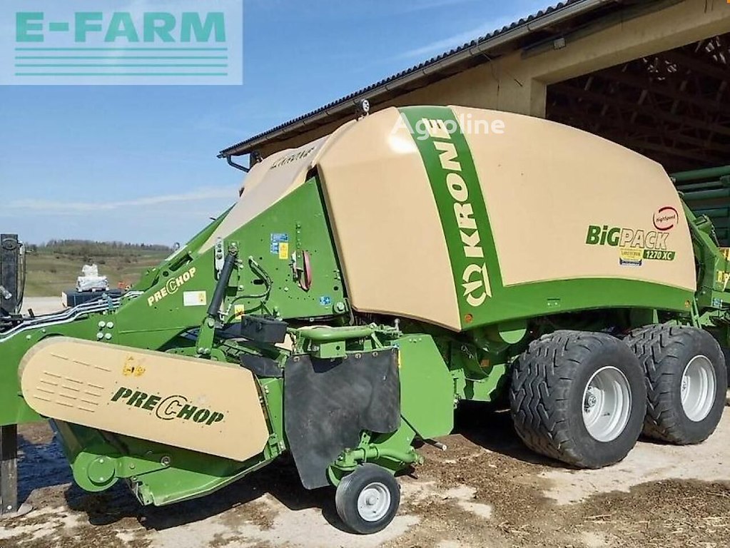 Krone big pack 1270 xc mit prechop vorbauhäcksler balirka za četvrtaste bale