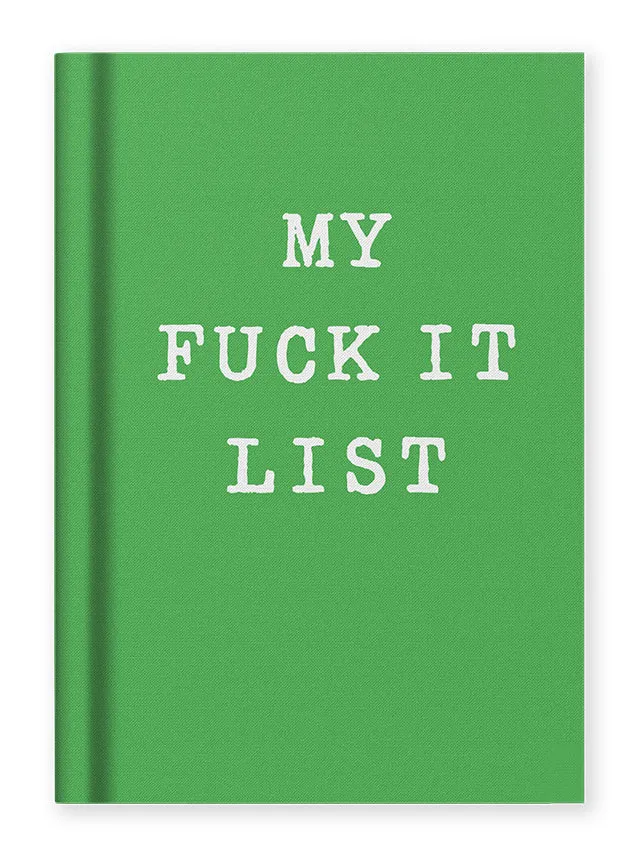 Notes A7 tvrde korice - My Fuck It List