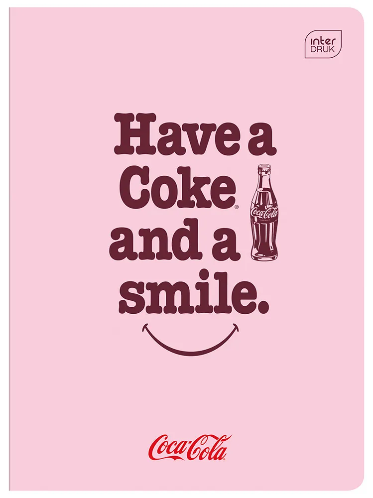 Školska sveska A5 linije COCA COLA (ČETIRI VRSTE)