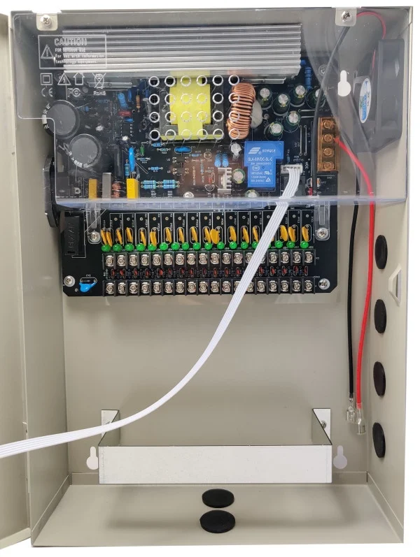 NAPRKU-12V/20A-18CH ** Gembird Napajanje u kutiji sa opcijom UPS (bez baterije) 2A/CH (3734)