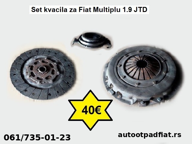 SET KVACILA ZA FIAT MULTIPLU 1.9 JTD