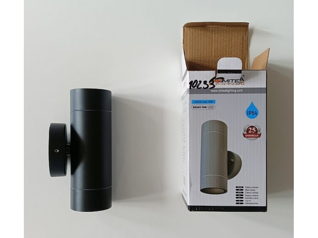 BAŠTENSKA ZIDNA LAMPA MITEA LIGHTING novo sa sijalicama