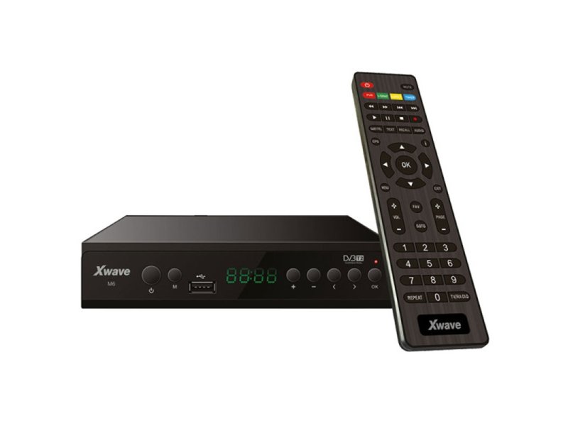 XWAVE M6 DVB-T2 SET TOP BOX ,LED,HDMI,RF,USB ,MEDIA PLAYER