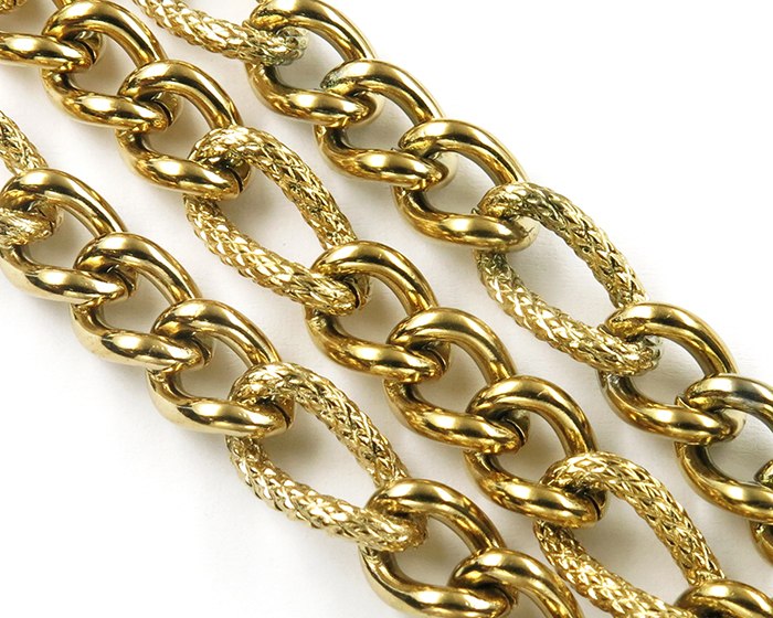 LAN-G(11) LANAC FIGARO14 – STAINLESS STEEL GOLD (0,5M)