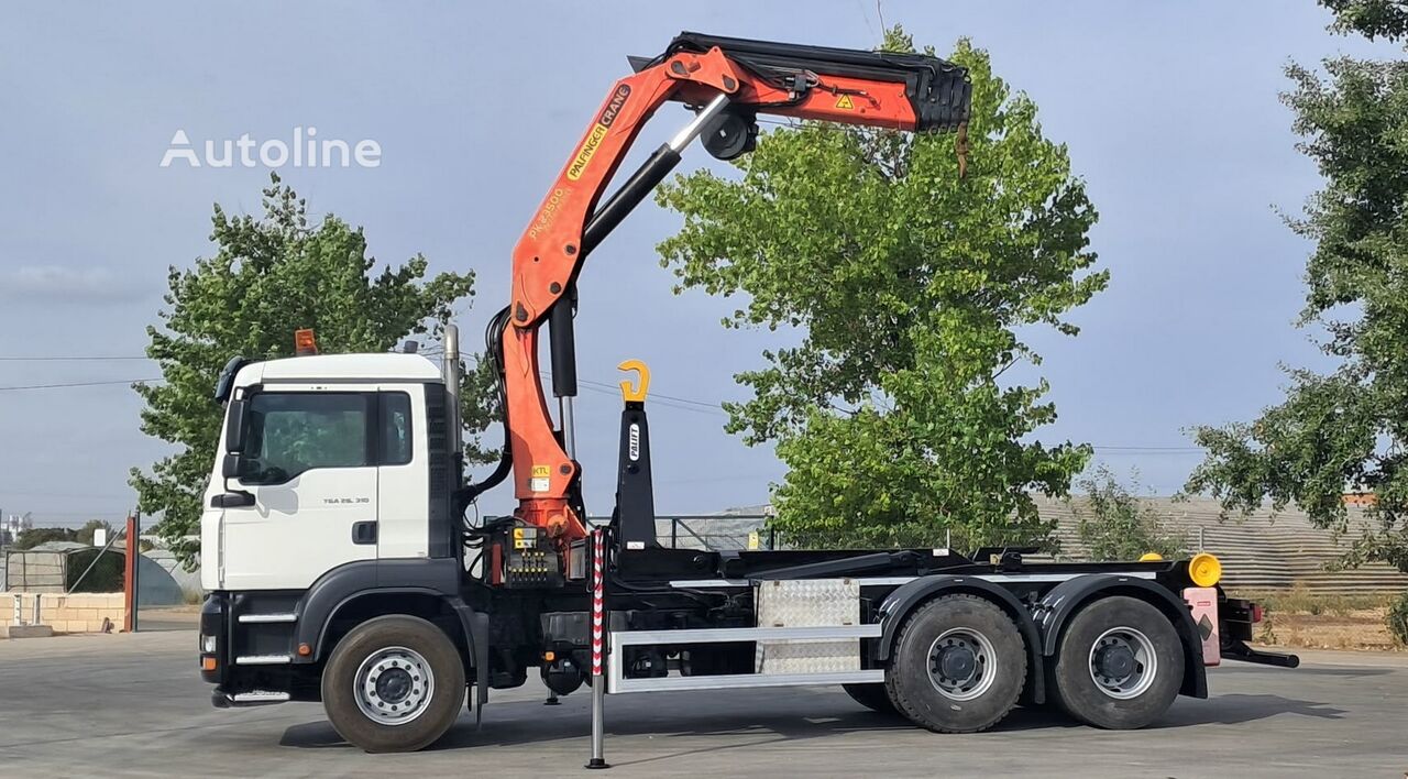 MAN 310 PALFINGER PK 23500 + GANCHO PORTACONTENEDOR kiper