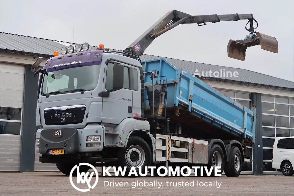 MAN TGS 26.320 6X2-4/ HMF 1643 Z CRANE/ kiper