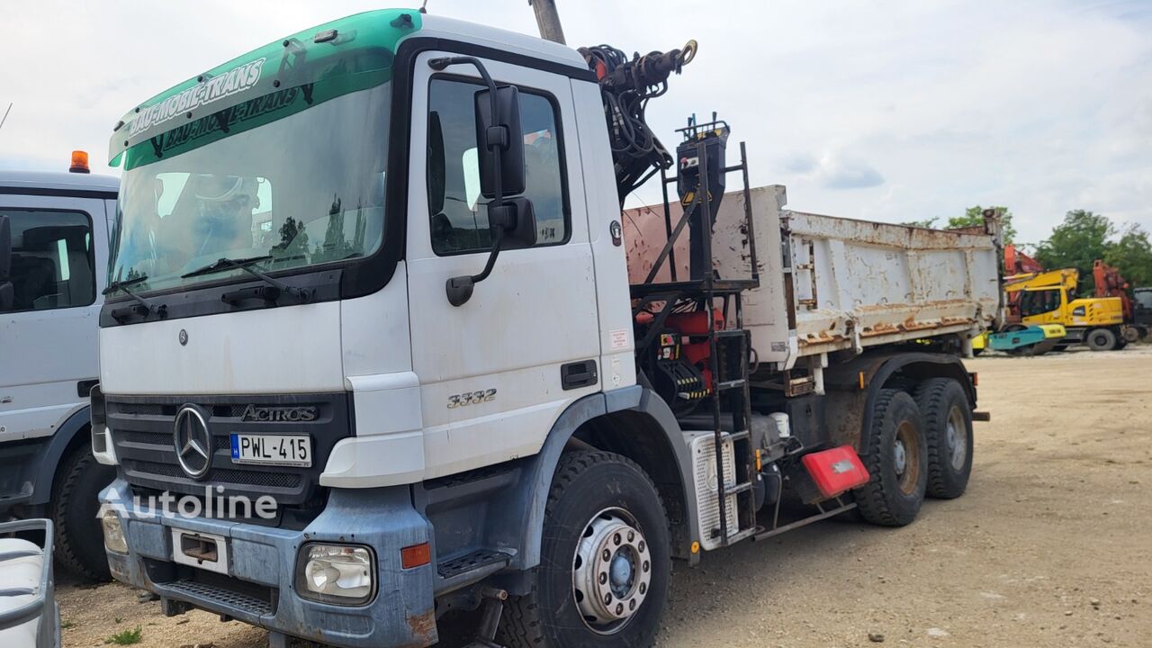 Prodaje se Mercedes-Benz ACTROS 3332 K 6X4 + PALFINGER PK15500 kiper na aukciji