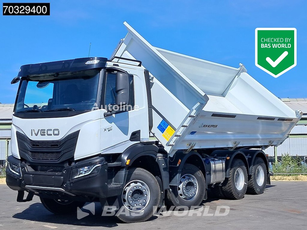Novi IVECO X-WAY 500 8X4 NEW! 22m3 KH DreiseitenKipper Full Steel Big Axle kiper
