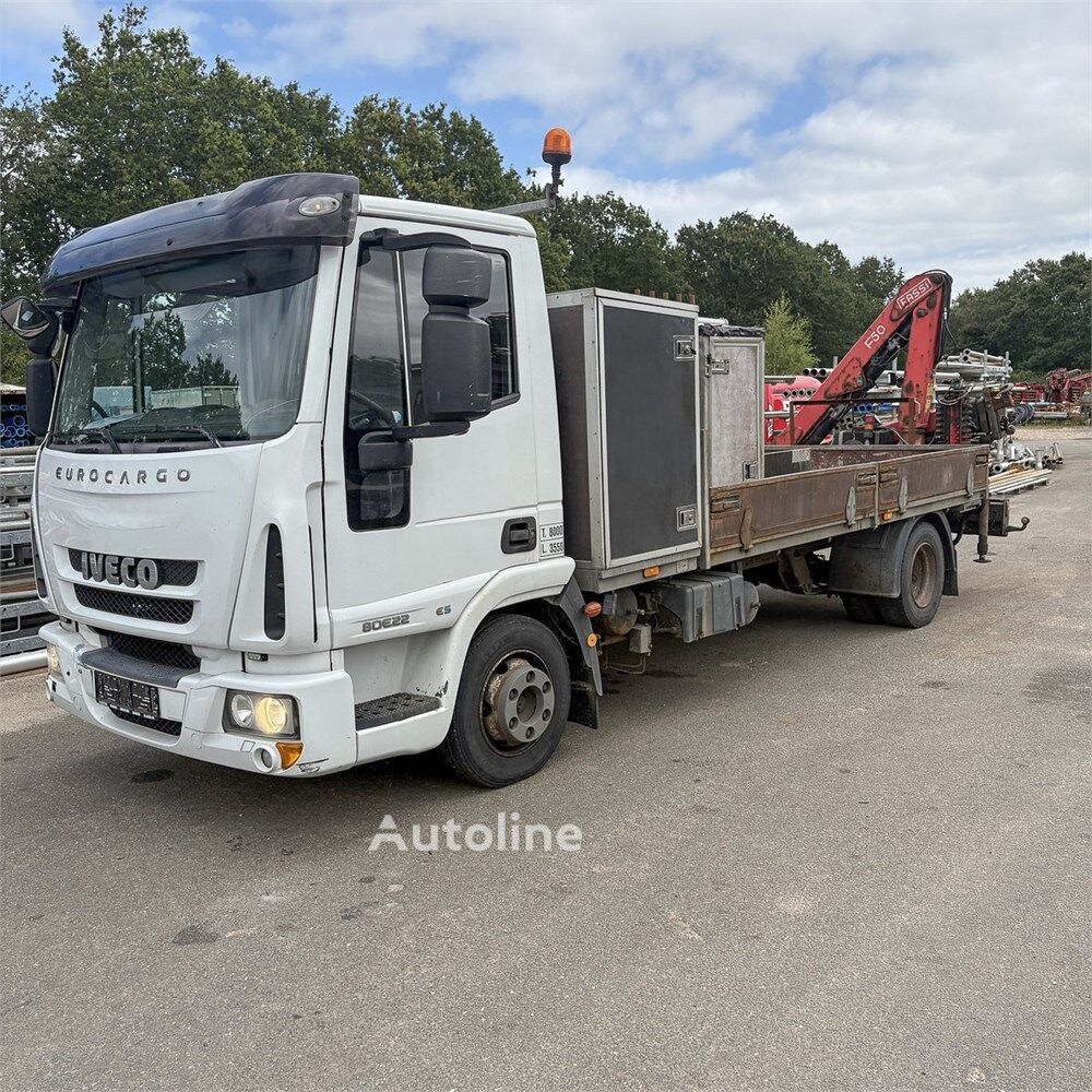 Prodaje se IVECO Eurocargo kamion s ravnom platformom na aukciji