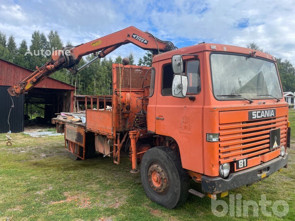 Prodaje se Scania LB 81 S 42165 kamion s ravnom platformom na aukciji