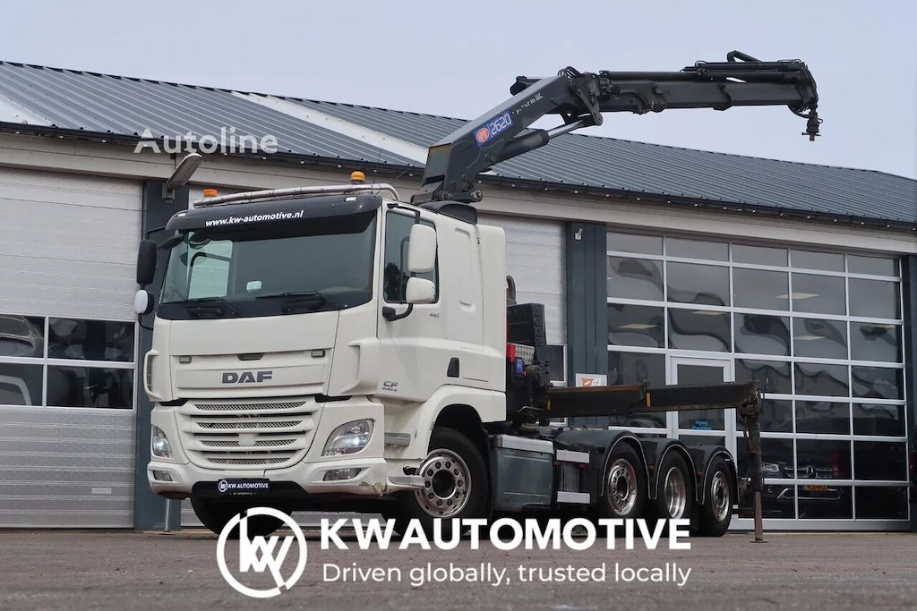 DAF CF 440 8X2*6/ FULL AIR/ HMF CRANE 2620/ JOAB HOOK/ REMOTE kamion rol kiper